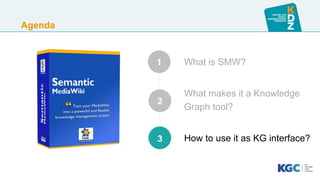 Semantic MediaWiki as Knowledge Graph Interface | PPTX