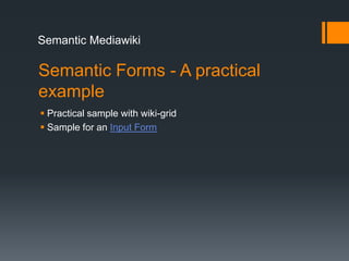 Semantic mediawiki | PPTX