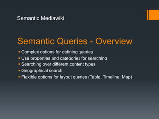 Semantic mediawiki | PPTX