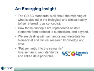 Semantic models for cdisc based standards and metadata management | PDF