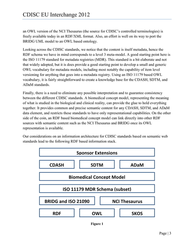 Semantic models for cdisc based standards and metadata management (1) | PDF