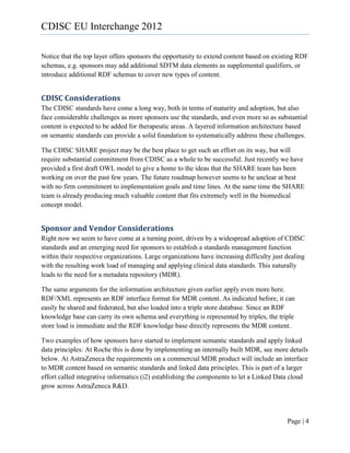 Semantic models for cdisc based standards and metadata management (1) | PDF
