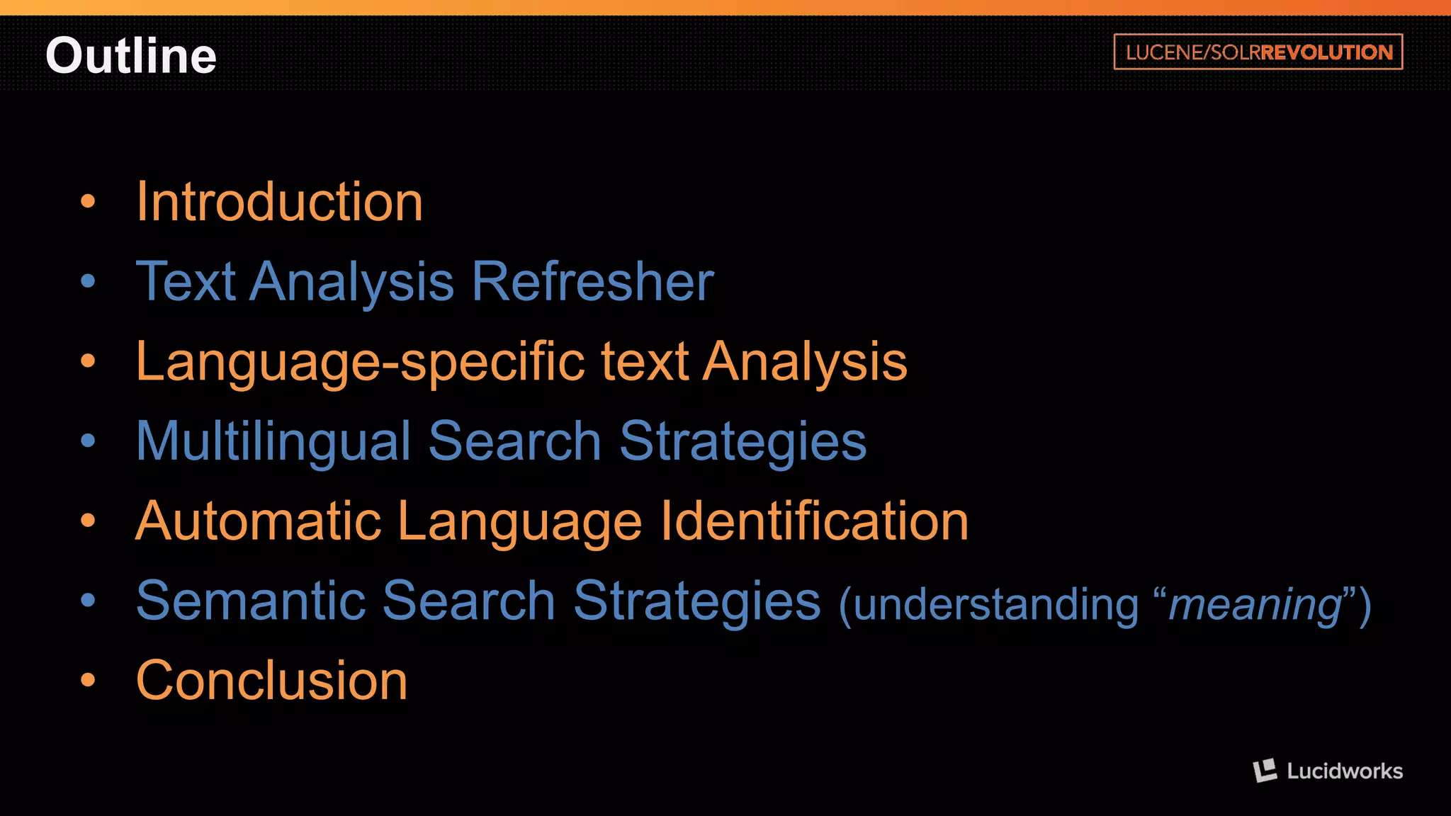 Semantic & Multilingual Strategies in Lucene/Solr | PDF