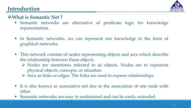 Semantic net in AI | PPTX