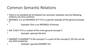 Semantic Networks | PPTX