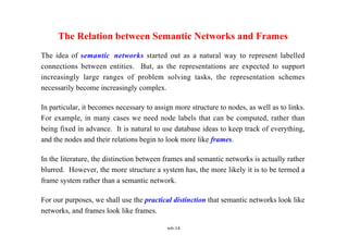 Semantic Nets_ Framesadcvacacaccasssxdssxdsxdsaxsaxdxd | PDF