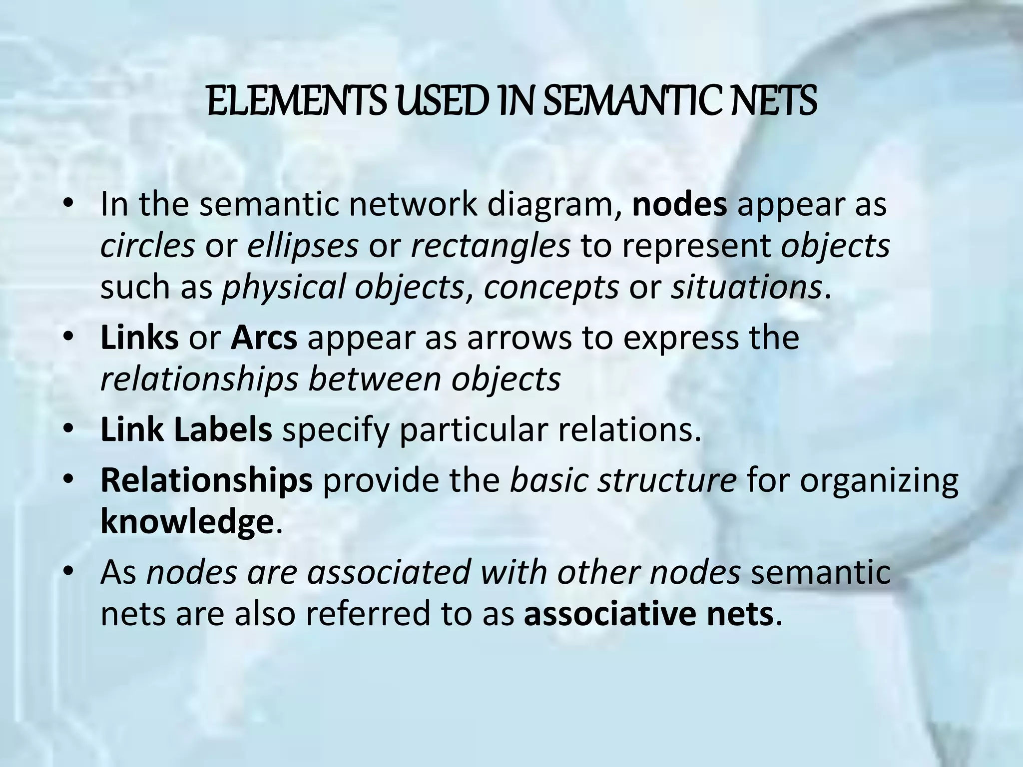 Semantic nets in artificial intelligence | PPTX