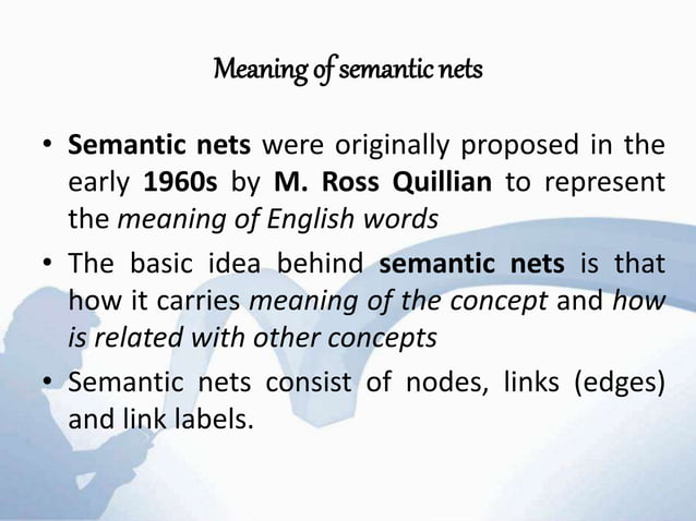 Semantic nets in artificial intelligence | PPTX | Artificial ...