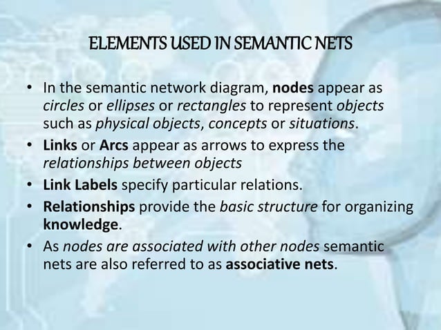 Semantic nets in artificial intelligence | PPTX | Artificial Intelligence | Technology & Computing