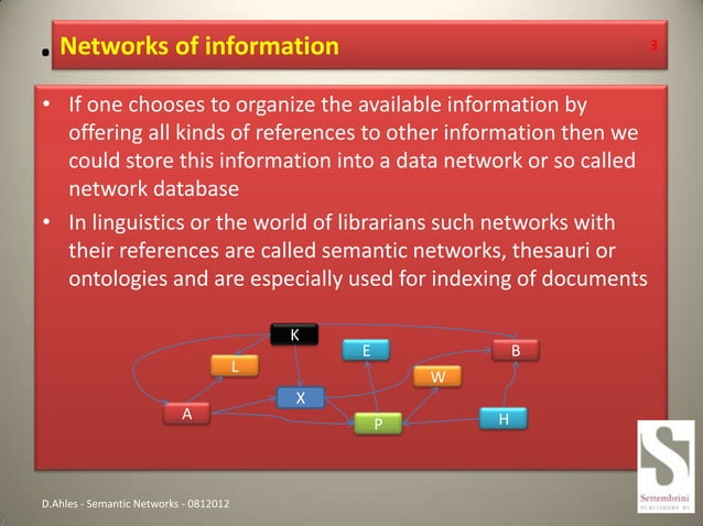 Semantic networks | PPTX