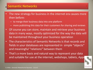 Semantic Networks for business | PDF
