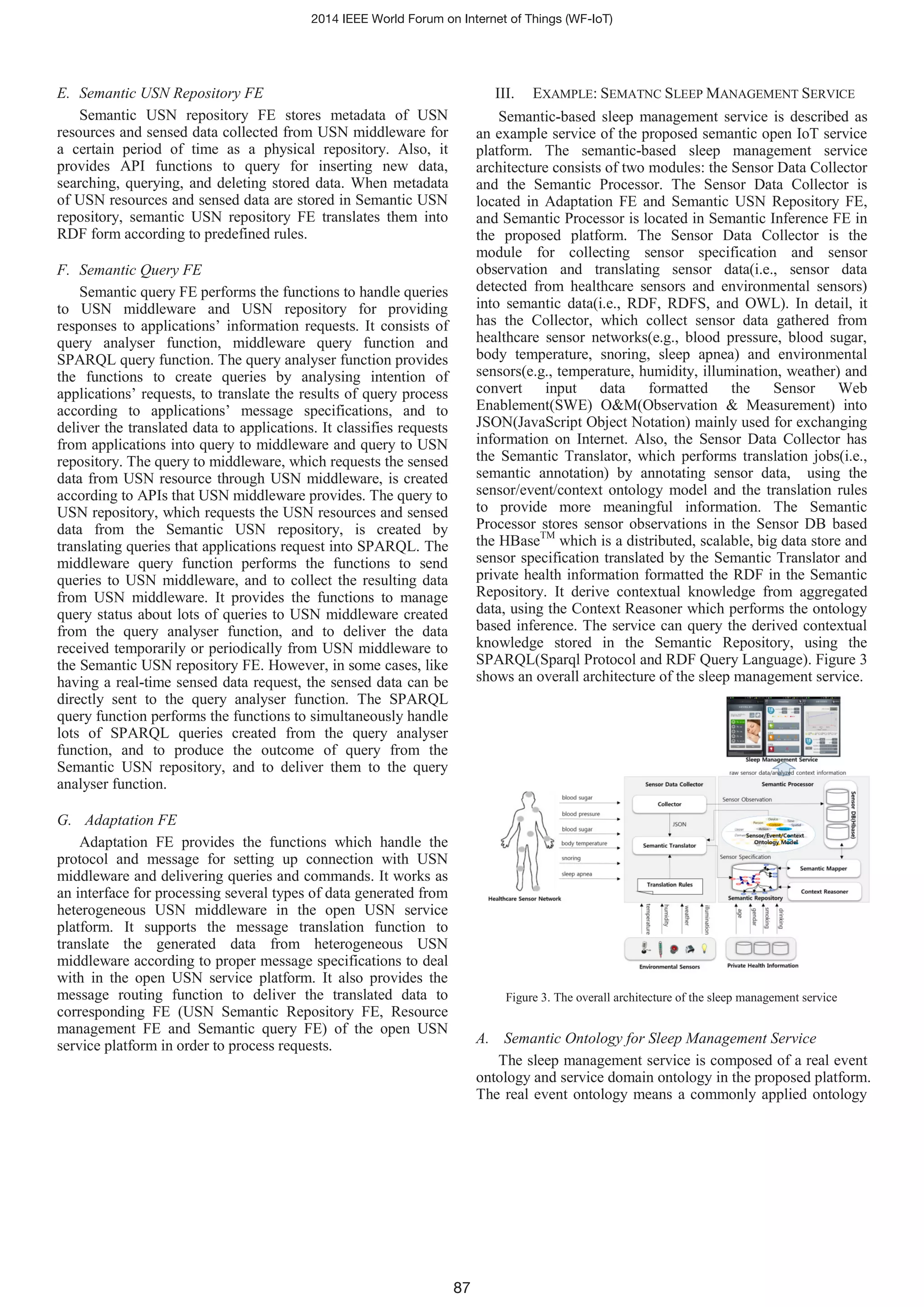Semantic open io t service platform technology | PDF