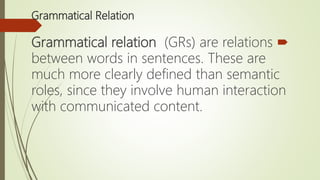 Semantic Roles | PPTX