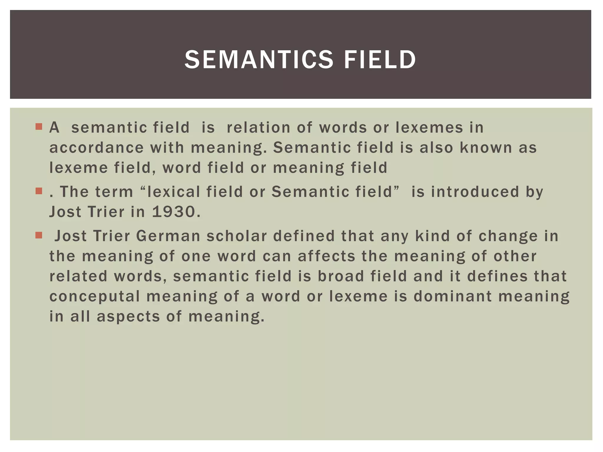 Semantic presentation | PPT