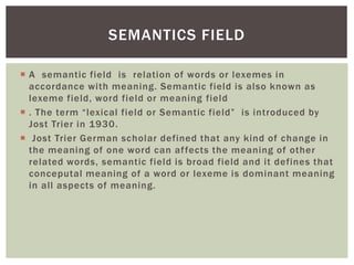 Semantic presentation | PPT