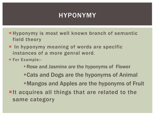 Semantic presentation | PPT