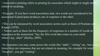 Semantic Priming | PPTX