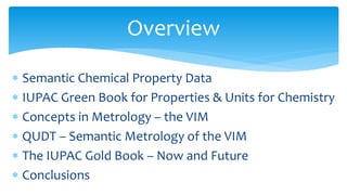 Semantic properties and units | PPTX
