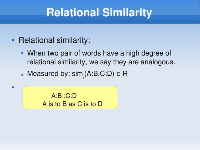 Semantic Relations | PPT