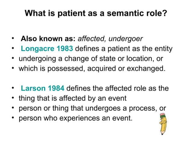 Semantic Roles | PPT