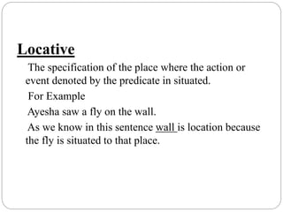 Semantic roles | PPTX