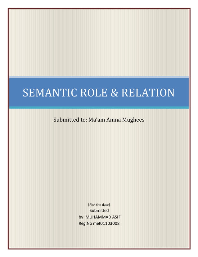 Semantic analysis | DOCX