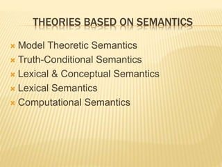 Semantics | PPTX