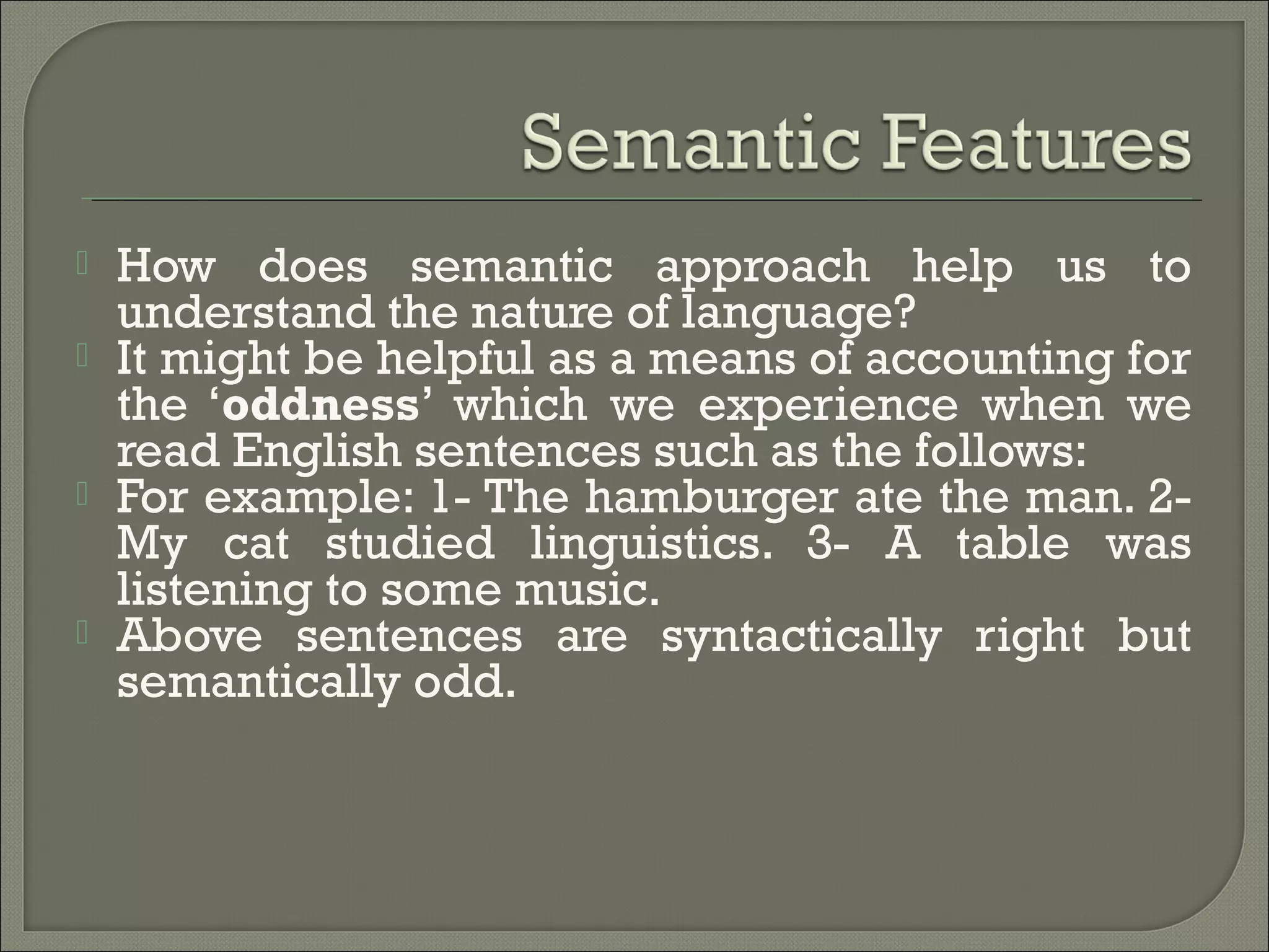 Semantics | PPT