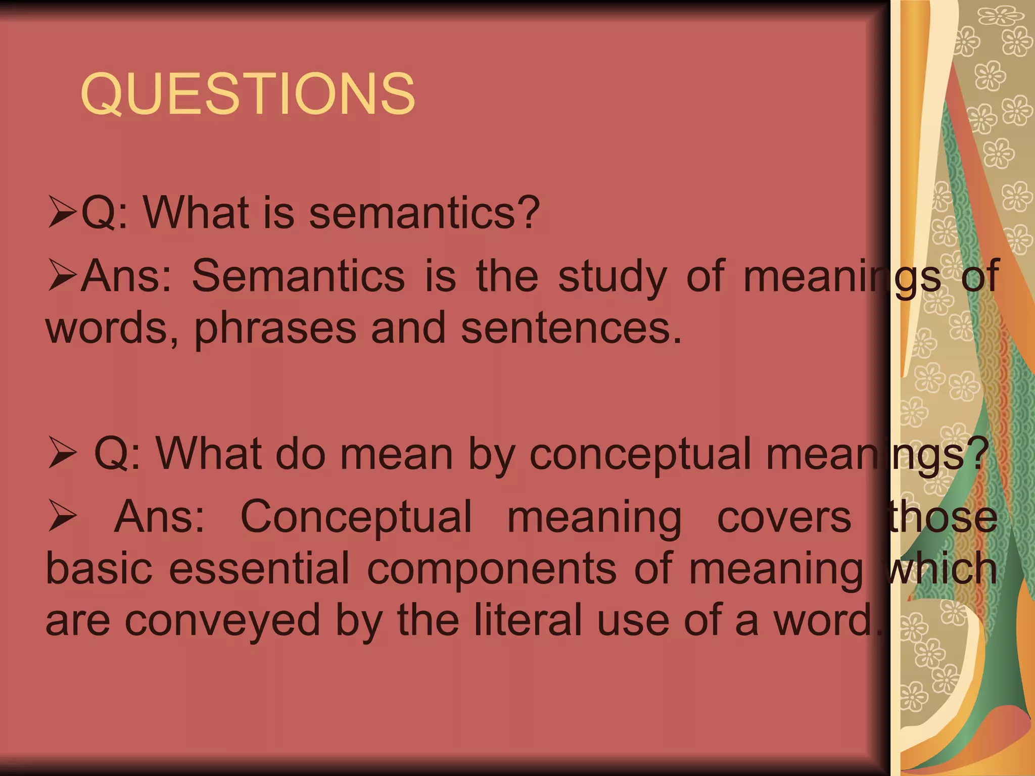 Semantics | PPT