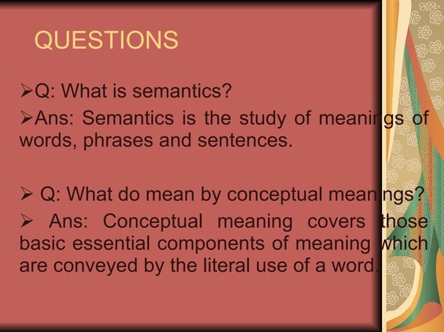 Semantics | PPT