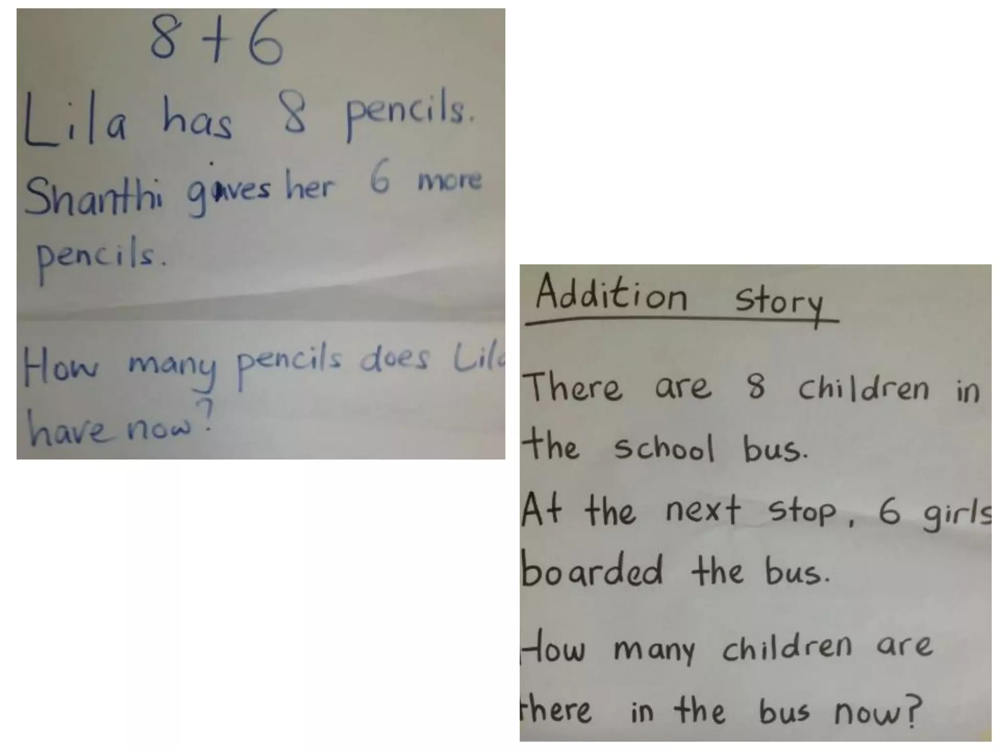 Addition Stories | PPT