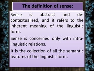 the scope of semantics | PPTX