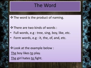 the scope of semantics | PPTX
