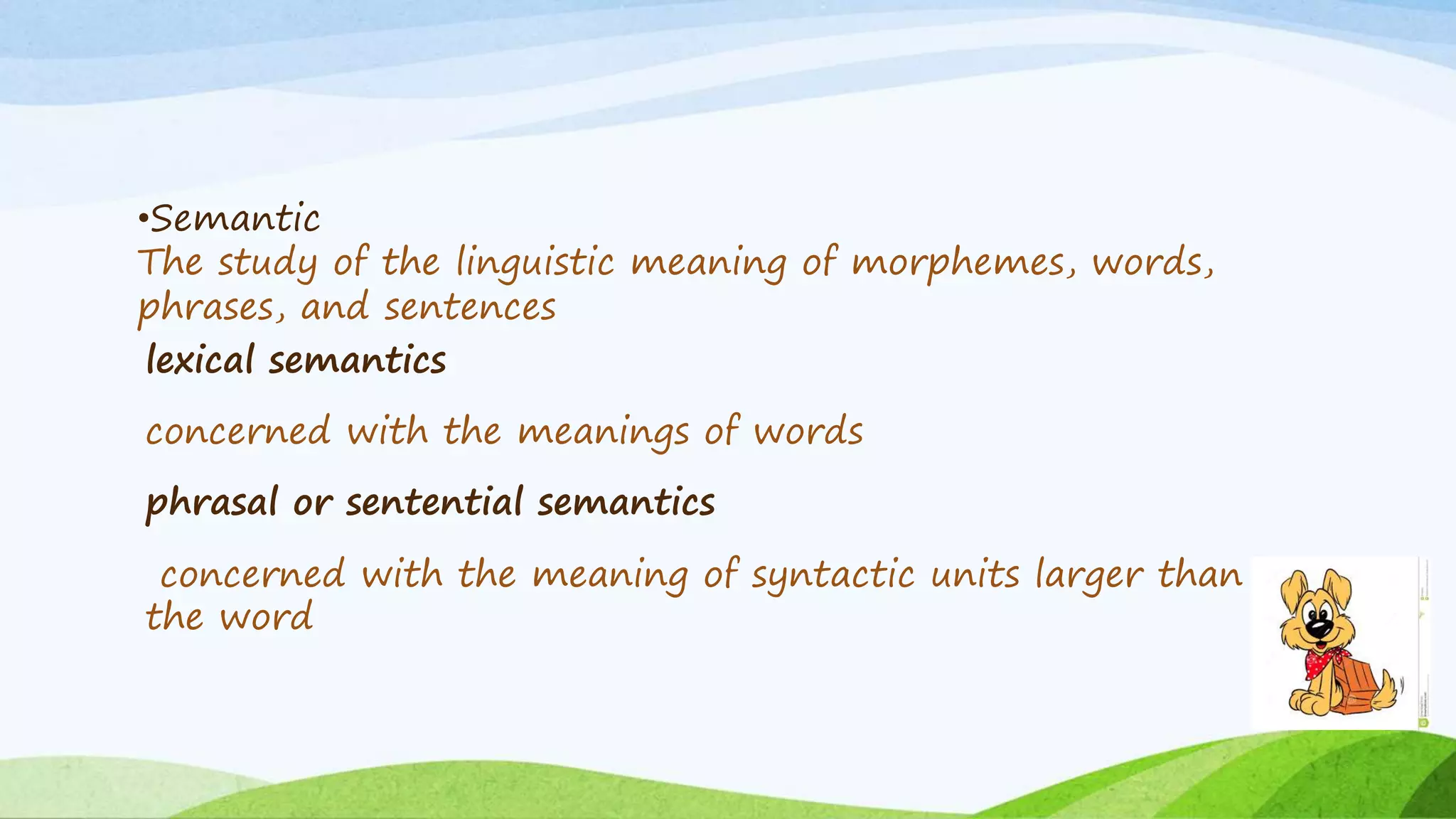 Semantics | PPTX