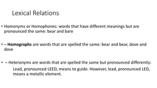 Semantics | PPTX