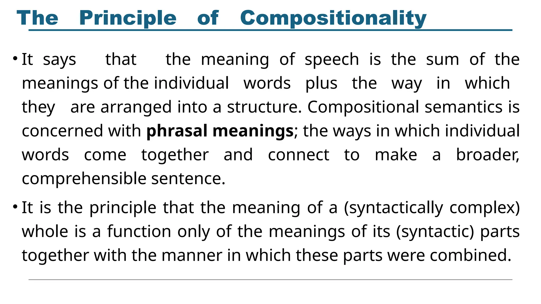 SEMANTICS- meaning of words and sentences | PPTX