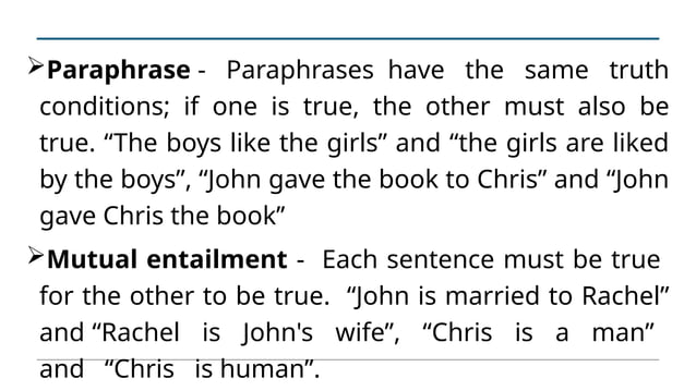 SEMANTICS- meaning of words and sentences | PPT