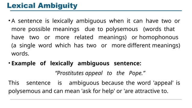 SEMANTICS- meaning of words and sentences | PPT