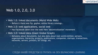 Semantics and Machine Learning | PPTX | Databases | Computer Software and Applications