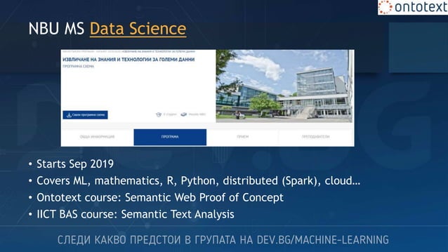 Semantics and Machine Learning | PPTX | Databases | Computer Software and Applications