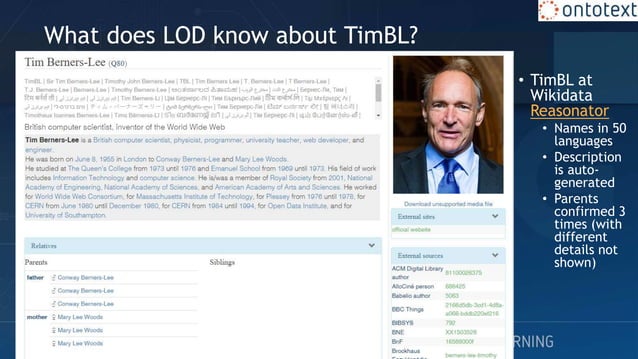 Semantics and Machine Learning | PPTX | Databases | Computer Software and Applications