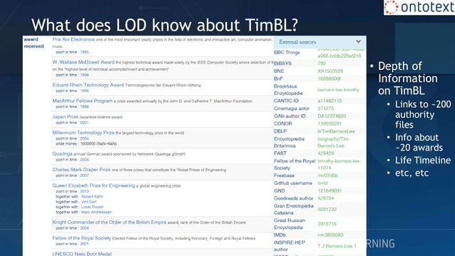 Semantics and Machine Learning | PPTX | Databases | Computer Software and Applications