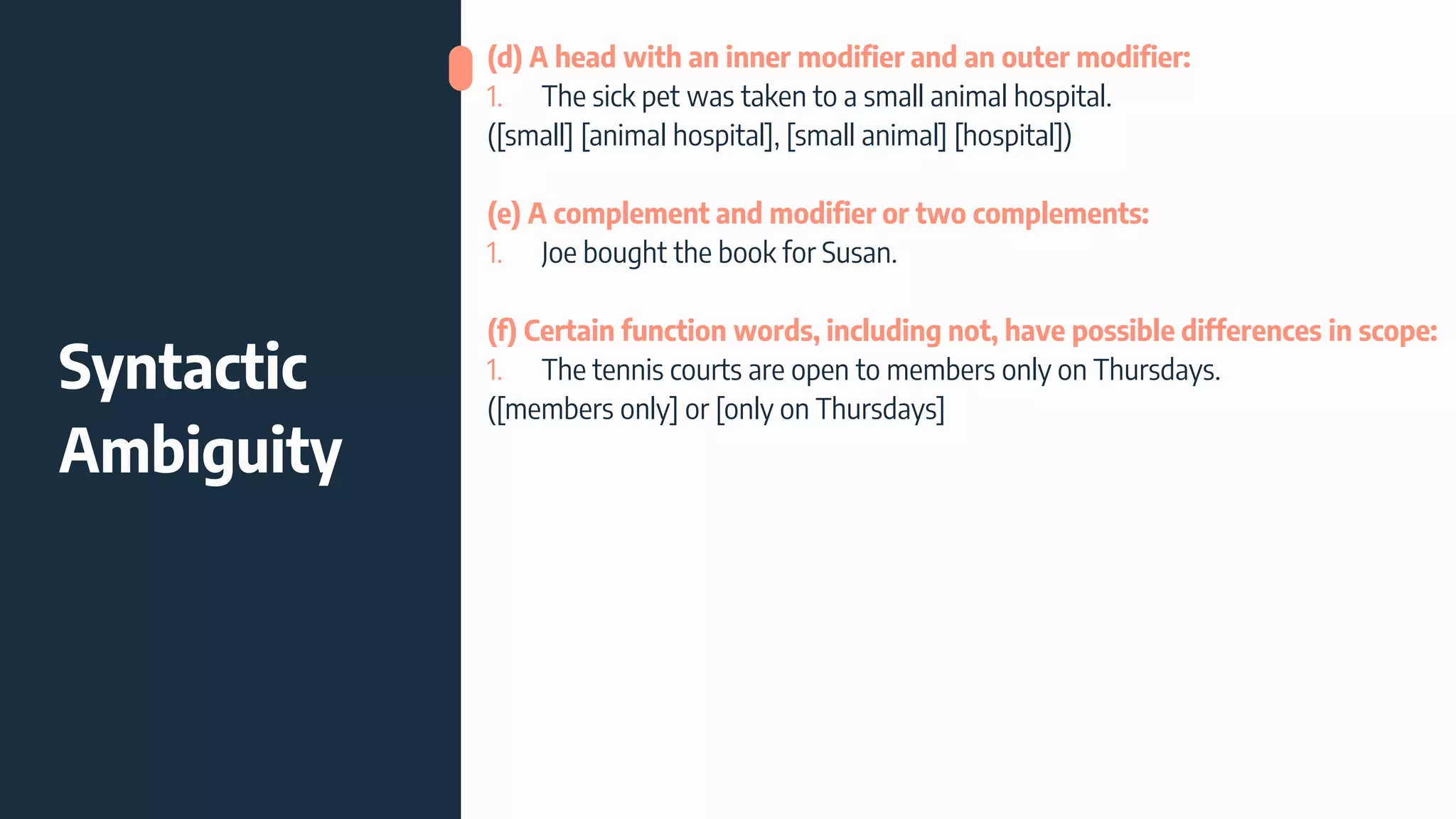Semantics clauses arguments 1 | PPTX