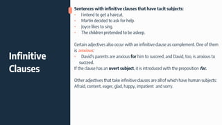Semantics clauses arguments 1 | PPTX
