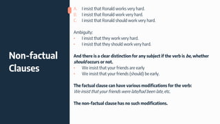 Semantics clauses arguments 1 | PPTX