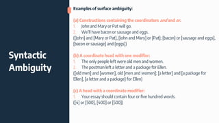 Semantics clauses arguments 1 | PPTX
