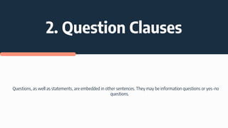 Semantics clauses arguments 1 | PPTX