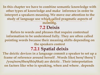 Semantics - Context and Inference.pdf semantics | PDF