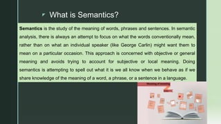 Semantics definitions | PPT