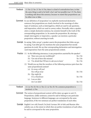 M2 session 2a sentence utterance meaning | PDF